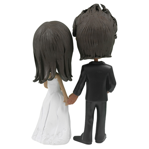 Personalized Wedding Cake Topper - Cake Topper Of A Couple Holding ...